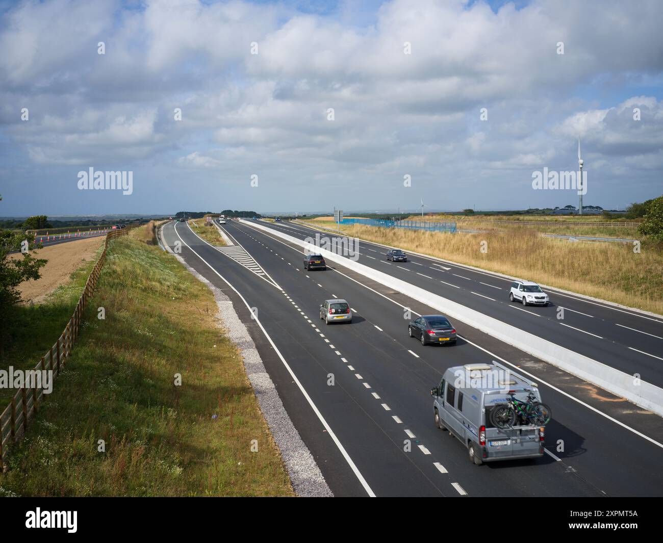 A30 NEW CARLAND CROSS TO CHIVERTON BY PASS DUAL CARRIGEWAY Stock Photo ...
