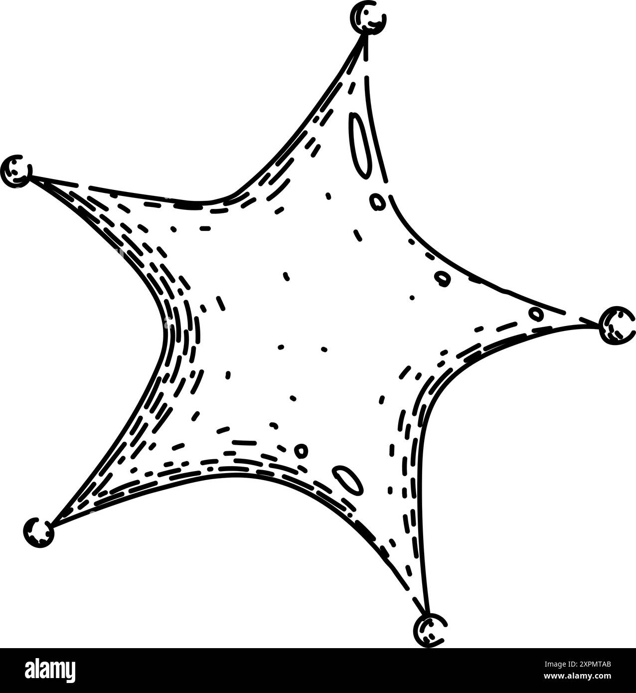 yellow star sketch hand drawn vector Stock Vector Image & Art - Alamy