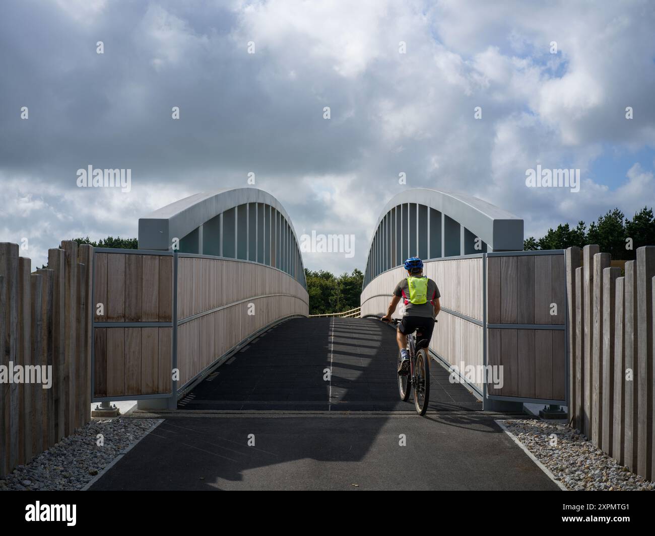 CHIVERTON ROUNDABOUT REPLACEMENT FLYOVER BRIDGE A30 BYPASS Stock Photo ...
