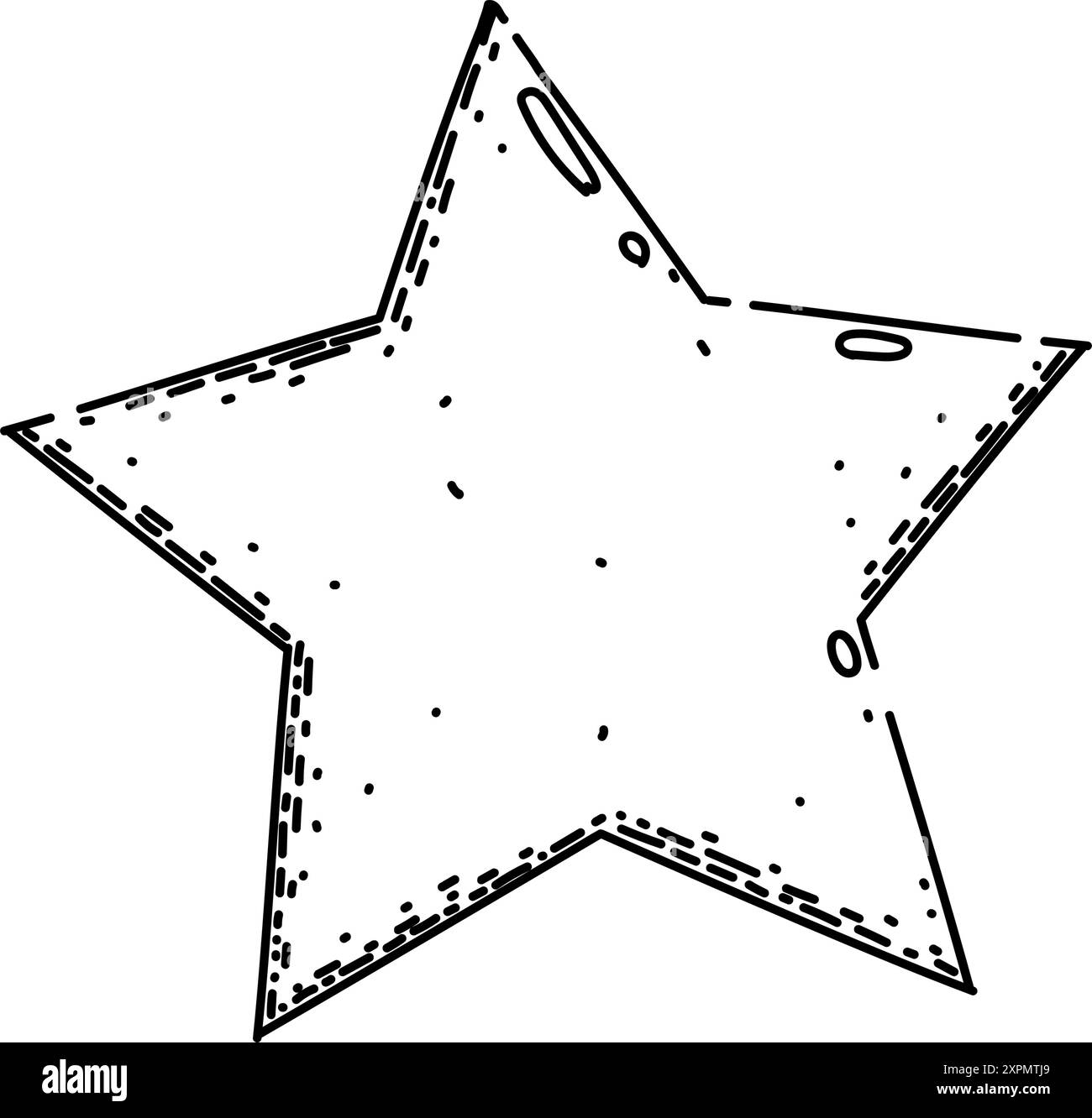 brightness star sketch hand drawn vector Stock Vector Image & Art - Alamy