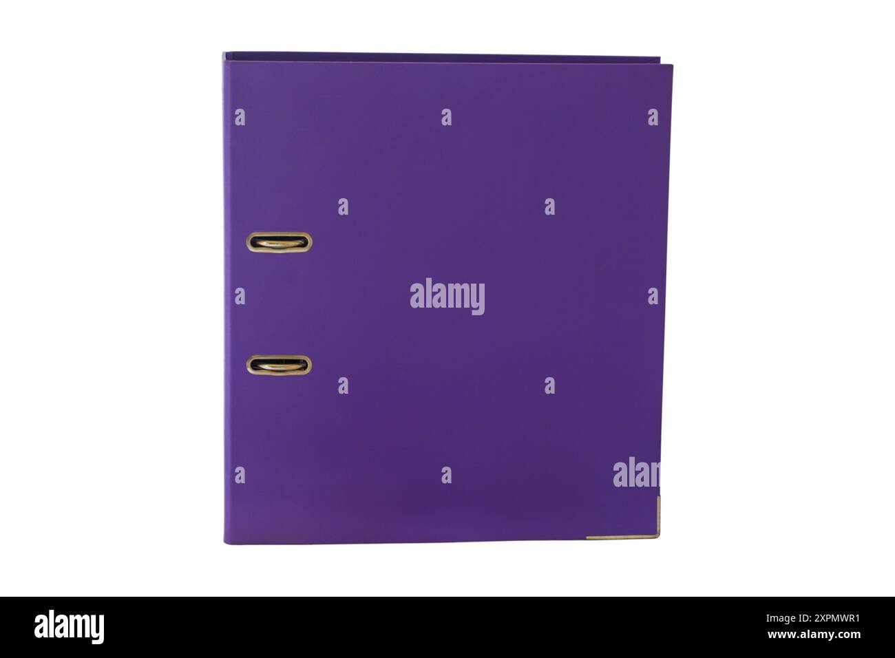 A4 purple lever arch file isolated on white background Stock Photo - Alamy