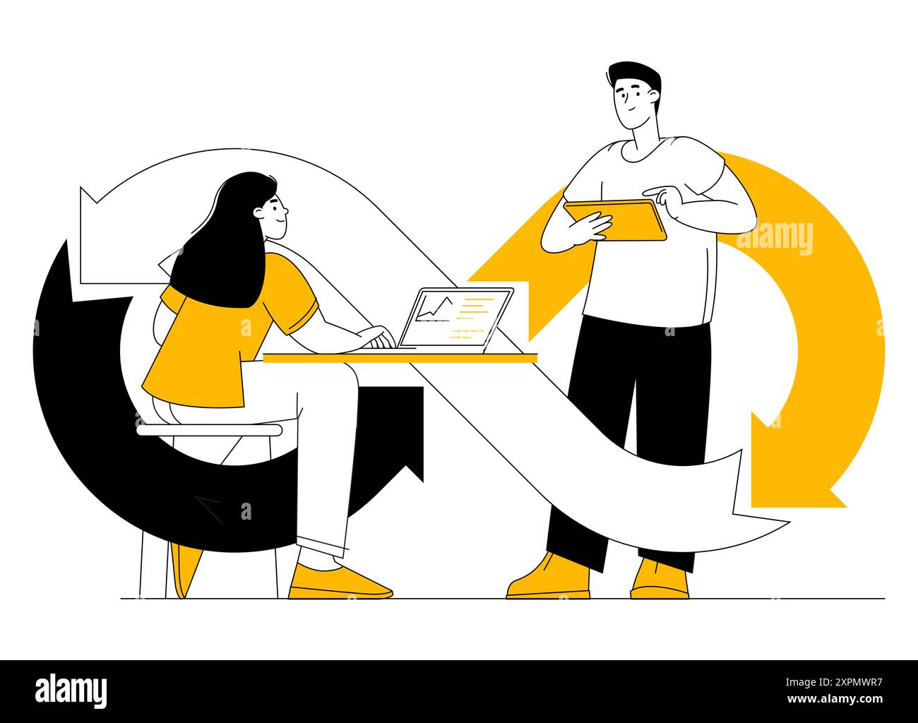 Software release life cycle Stock Vector Images - Alamy