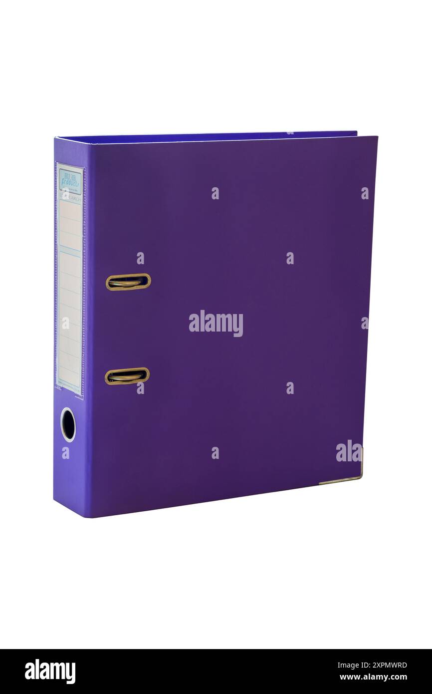 Purple lever arch file hi-res stock photography and images - Alamy