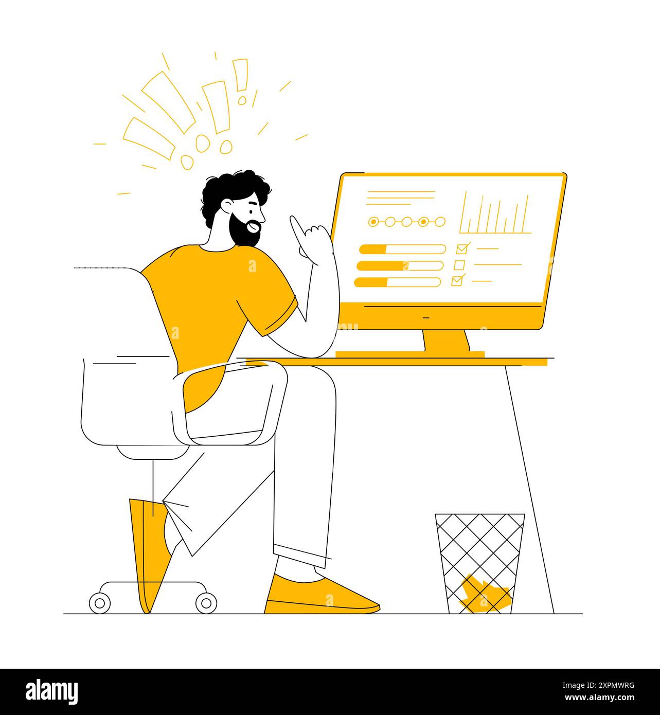 Business professional finding new Stock Vector Images - Alamy