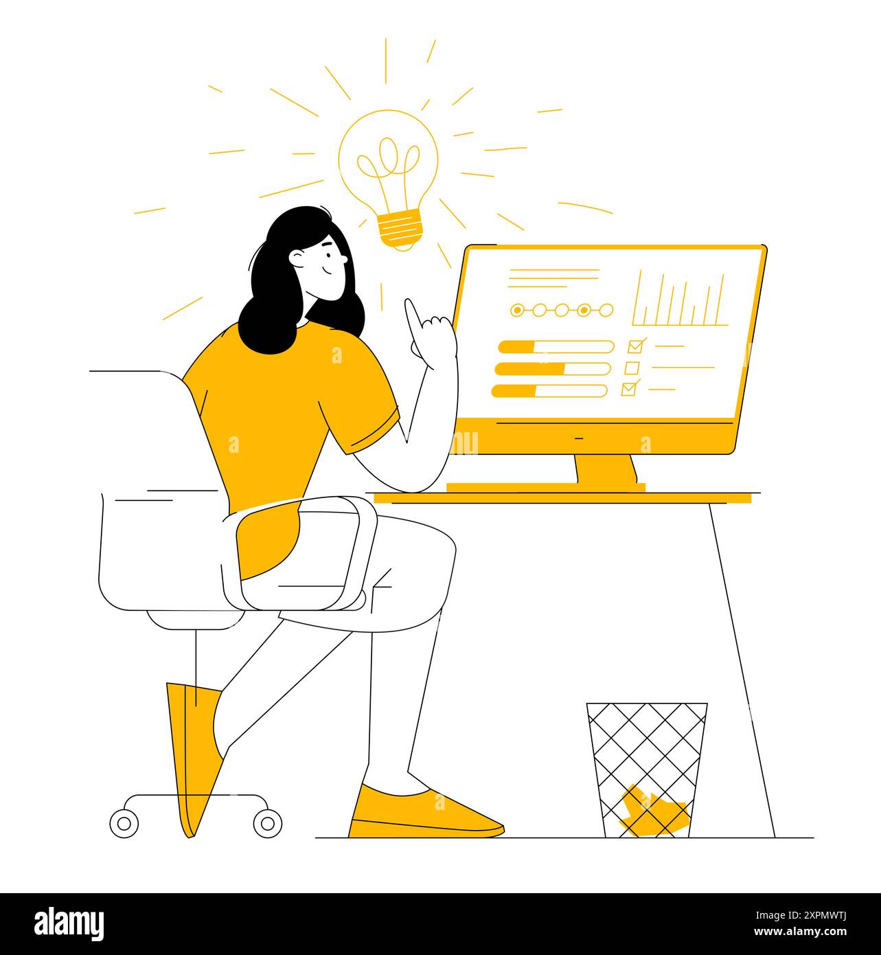 Business professional finding new Stock Vector Images - Alamy