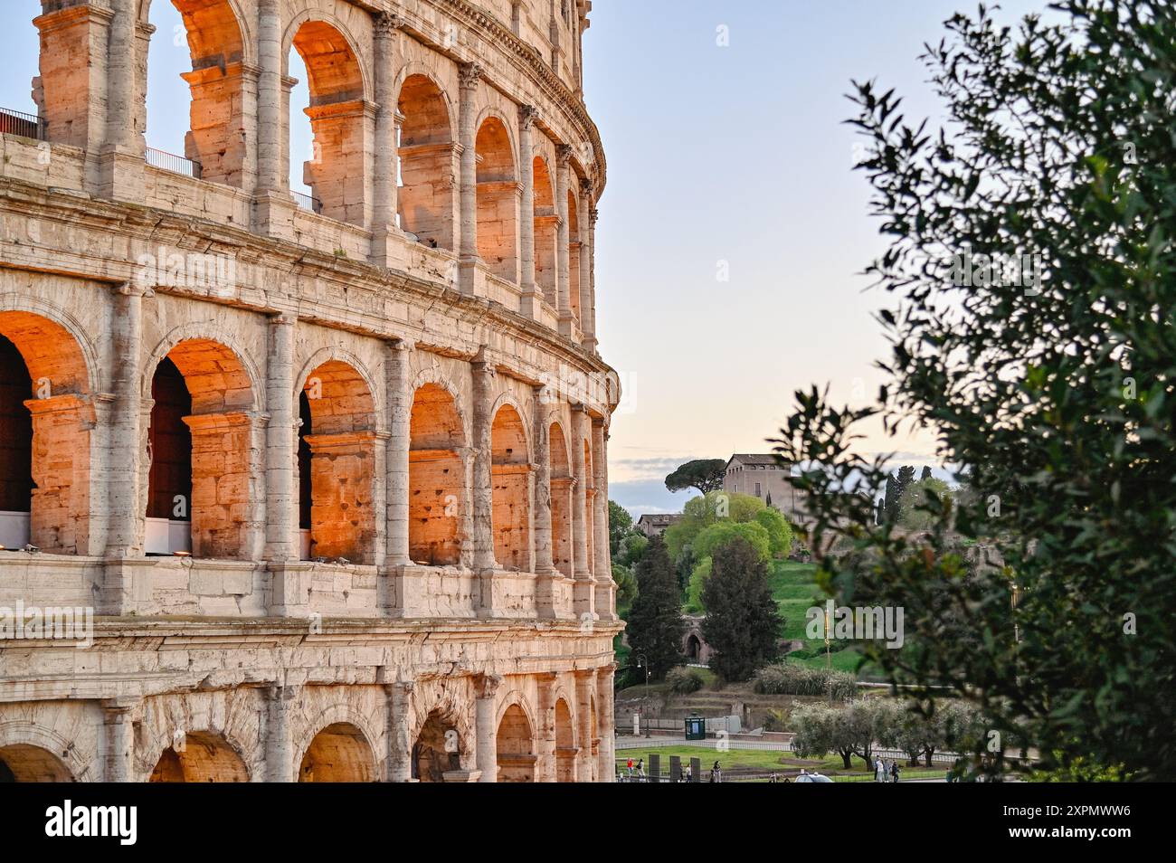 Rome: the Colosseum stands majestically amid ancient ruins and vibrant ...