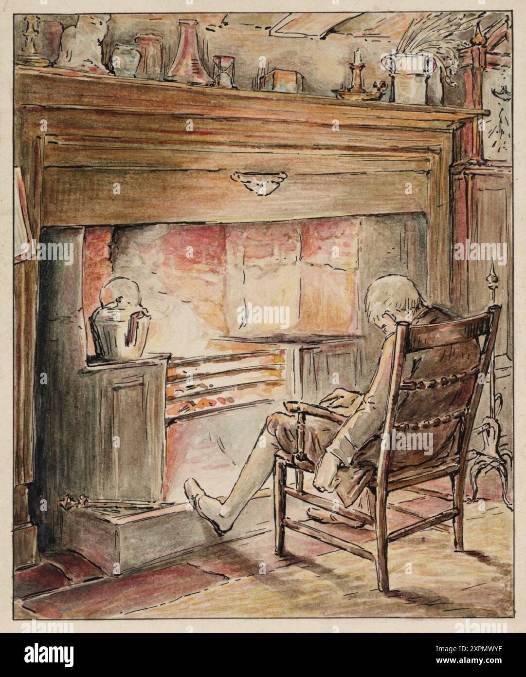Illustration for the book The Tailor of Gloucester Helen Beatrix Potter ...