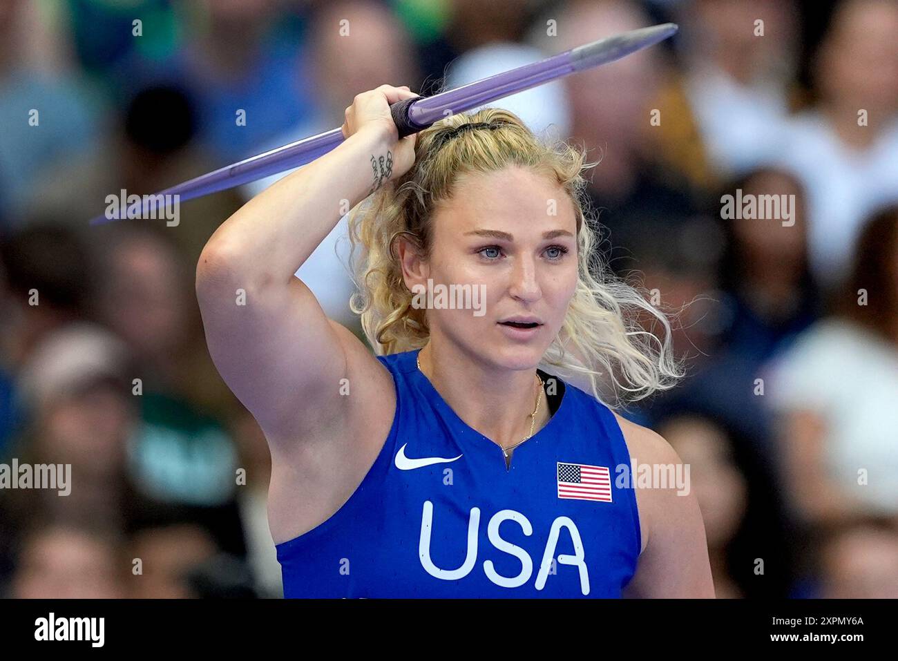 Maggie Malone-Hardin, of the United States, competes during the women's ...