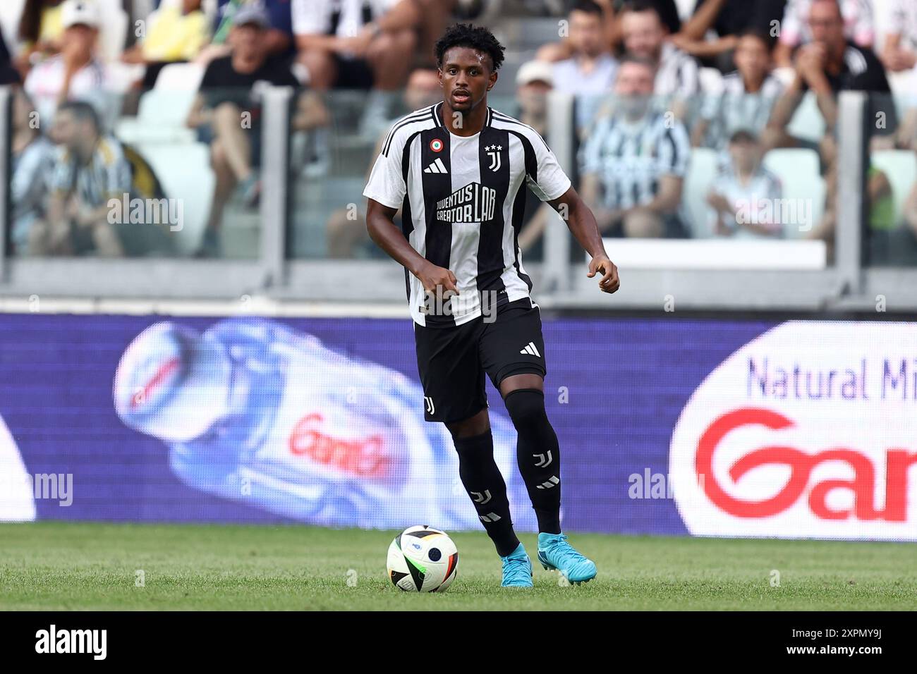 Torino, Italy. 06th Aug, 2024. Juan David Cabal of Juventus Fc in ...