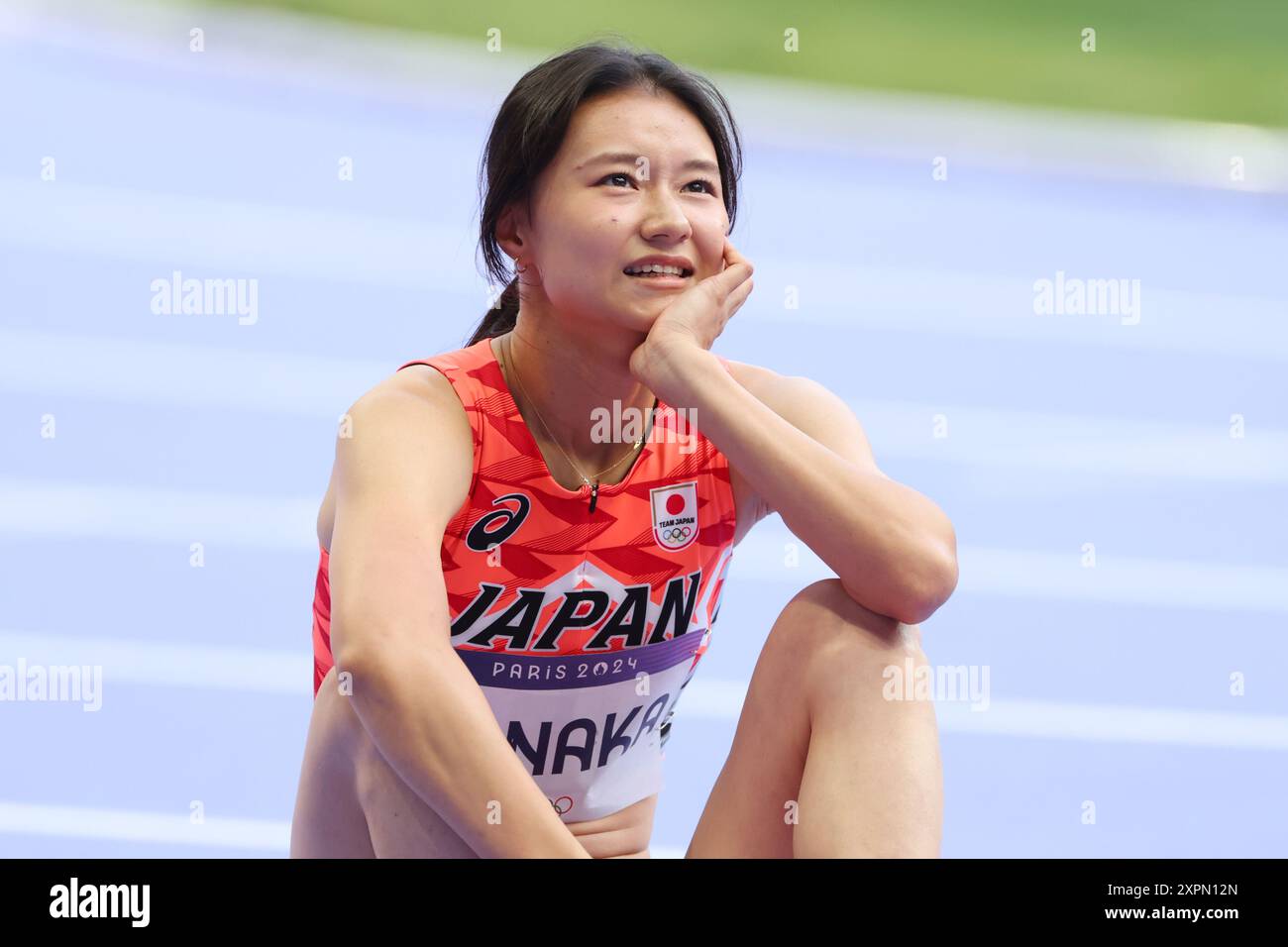 Yumi Tanaka (JPN), AUGUST 7, 2024 - Athletics : Women's 100m Hurdles Round 1 during the Paris ...
