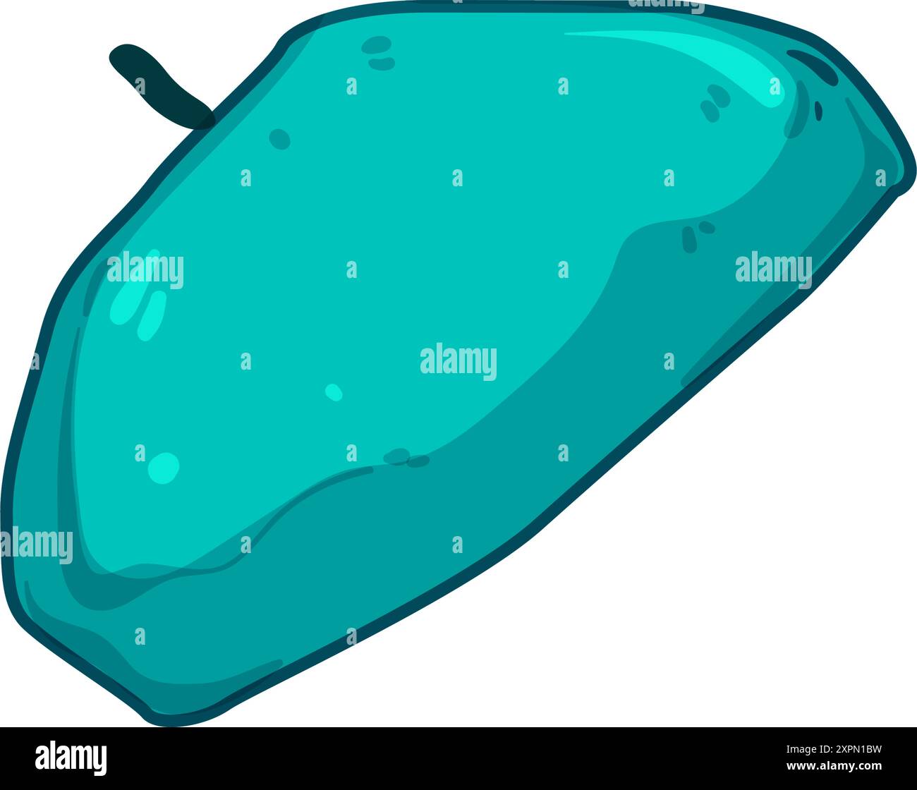 fashion beret cartoon vector illustration Stock Vector Image & Art - Alamy
