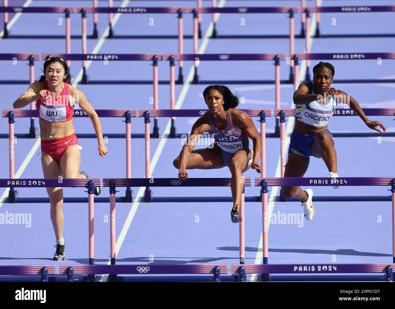 August 7, 2024, Paris, Ile de France, France: Alaysha JOHNSON (USA) in ...