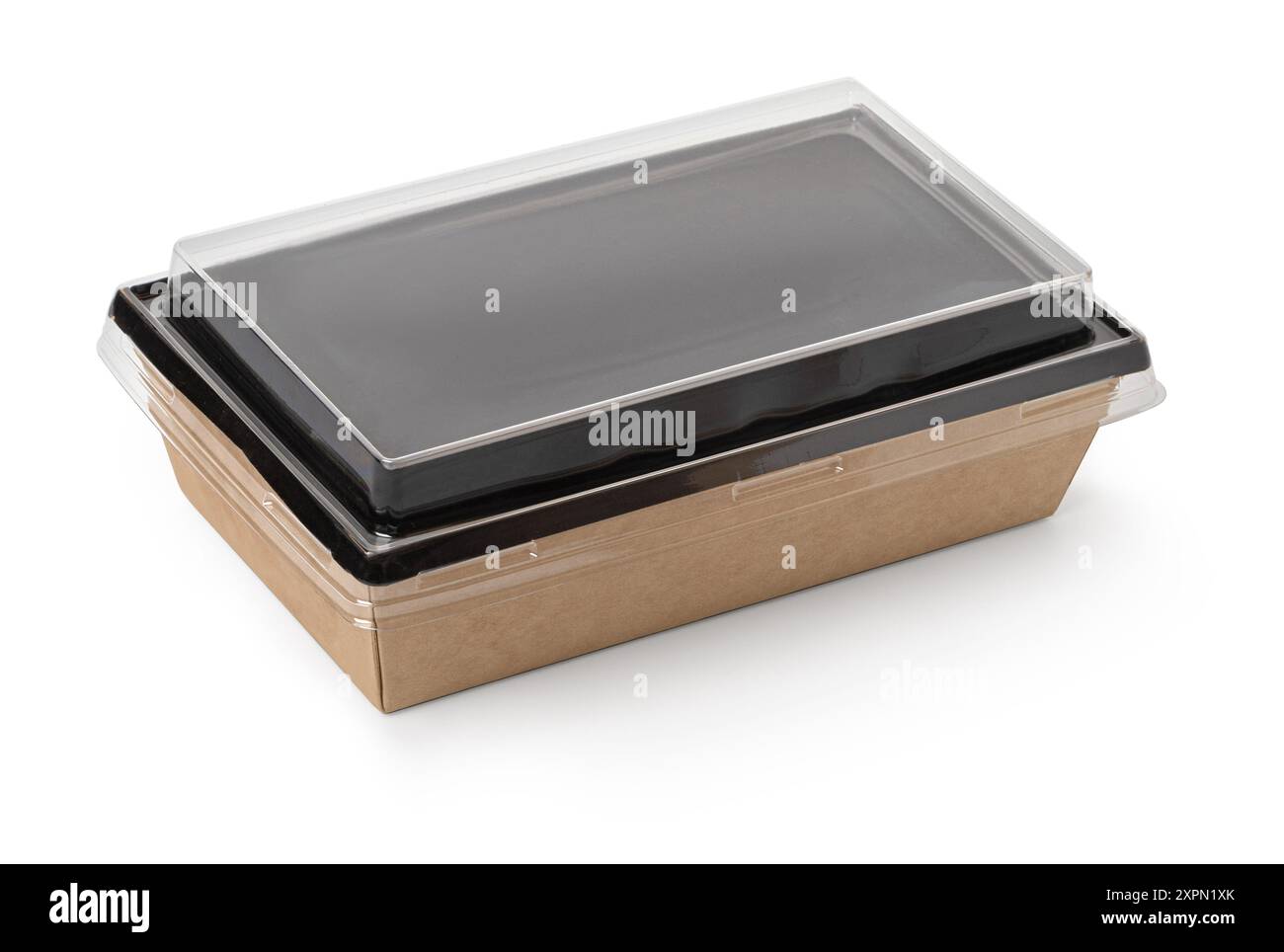 Recycled paper trays for snacks, empty disposable packaging cardboard ...