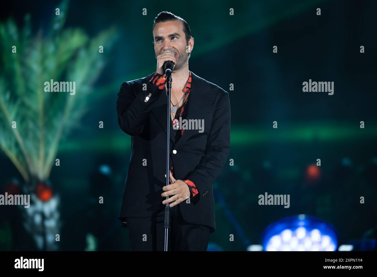 Tropico, alias Davide Petrella, performs live at Piazza del Plebiscito ...