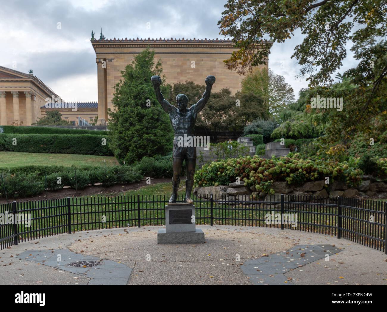 PHILADELPHIA, PENNSYLVANIA - SEPTEMBER 30, 2019: The Rocky Statue in ...