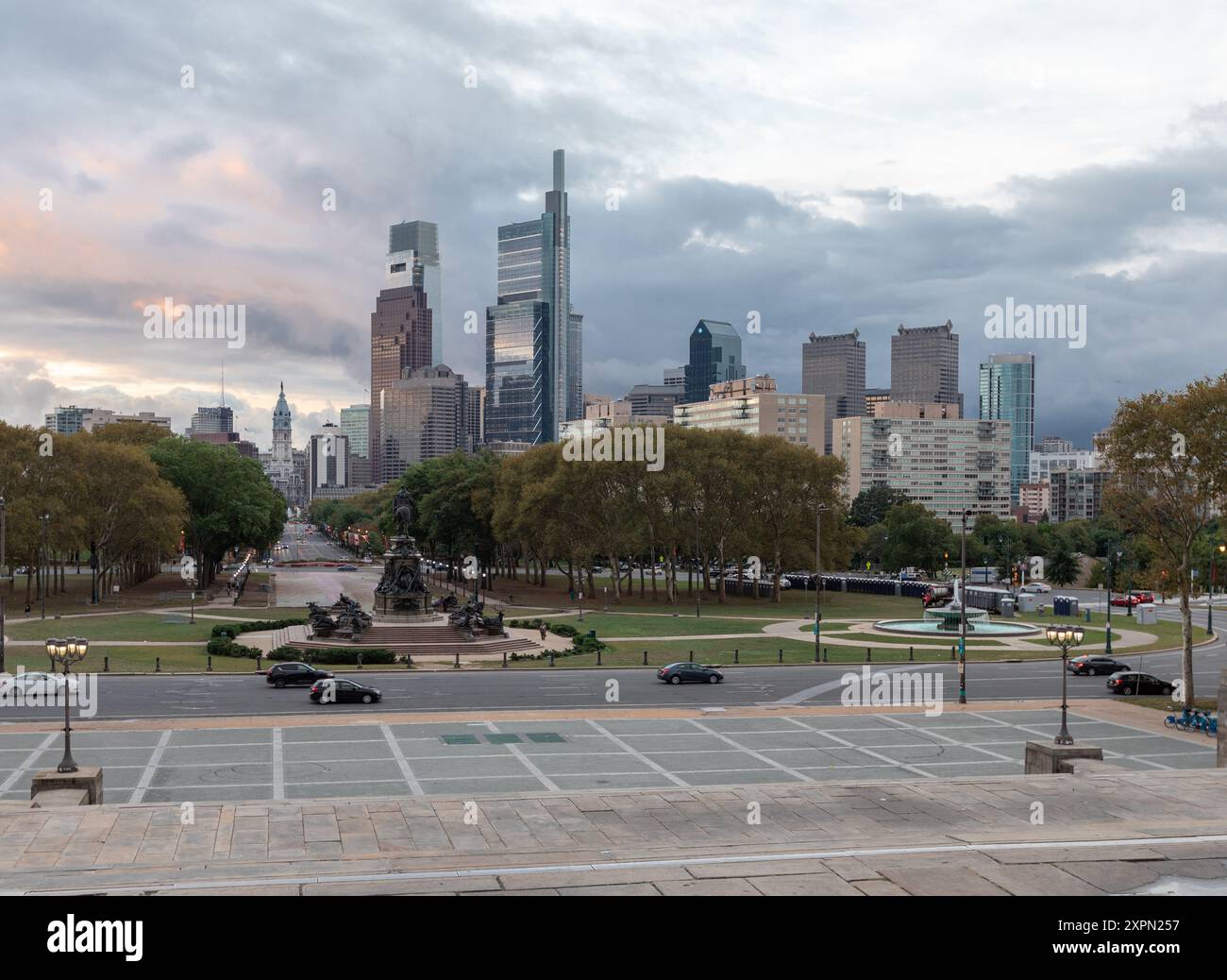 Philadelphia City Center and Business District Skyscrapers ...