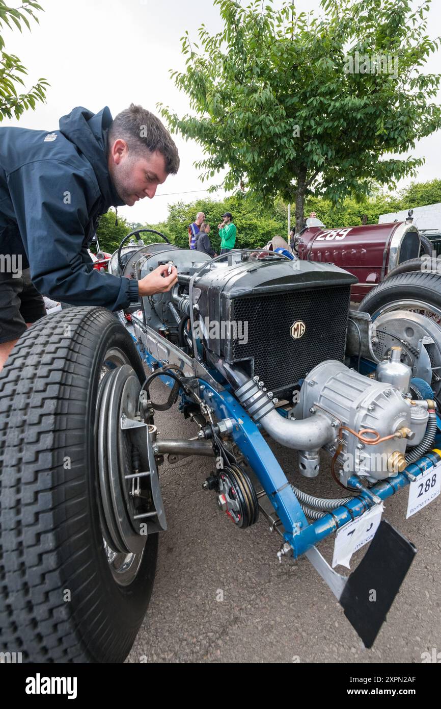 The Vintage Sports Car Club, V.S.C.C. Prescott Speed hill Climb event ...