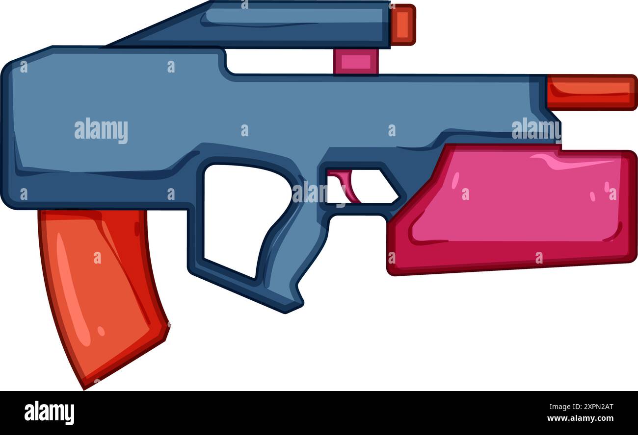 game blaster gun cartoon vector illustration Stock Vector Image & Art ...