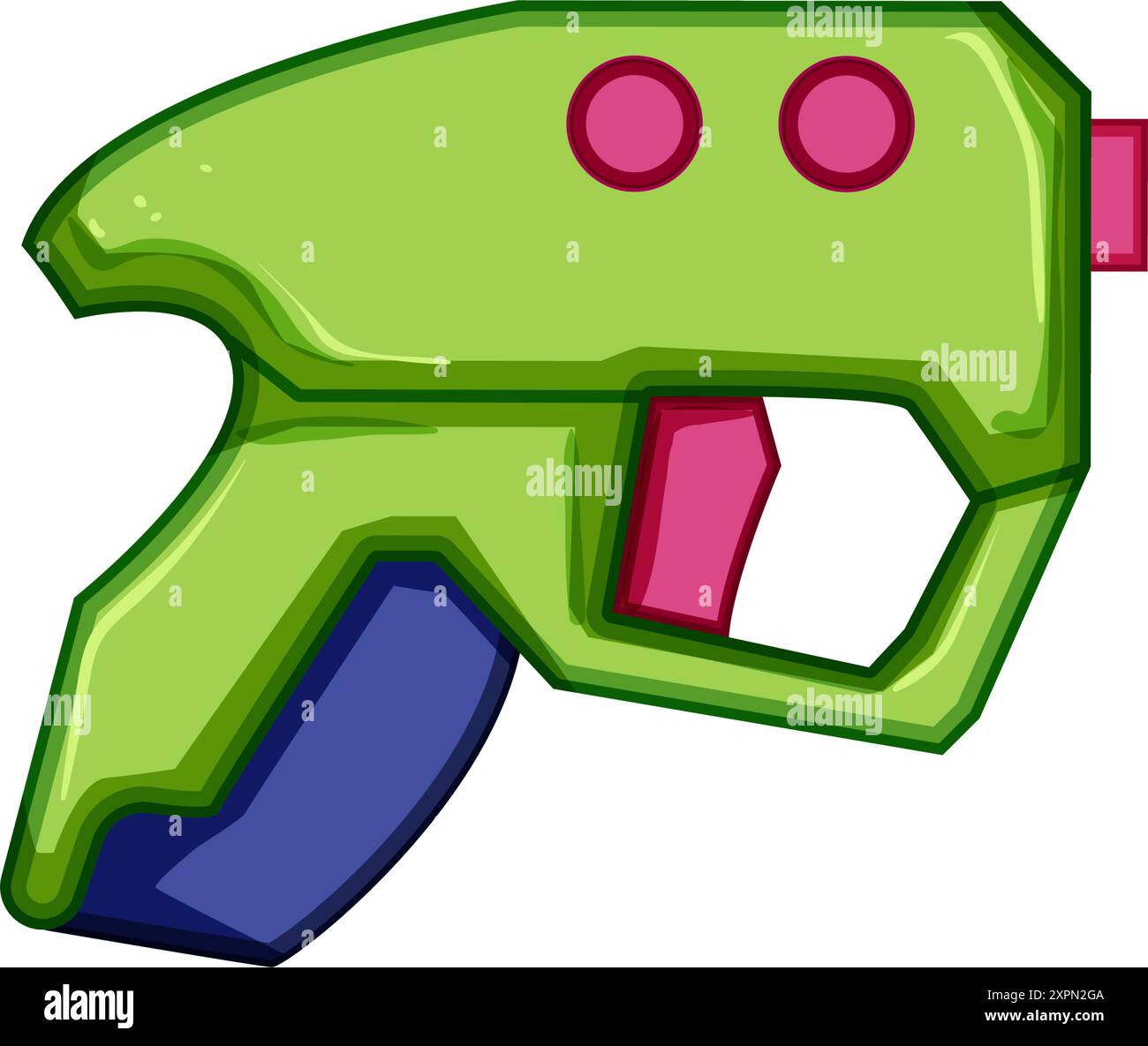 laser blaster gun cartoon vector illustration Stock Vector Image & Art ...
