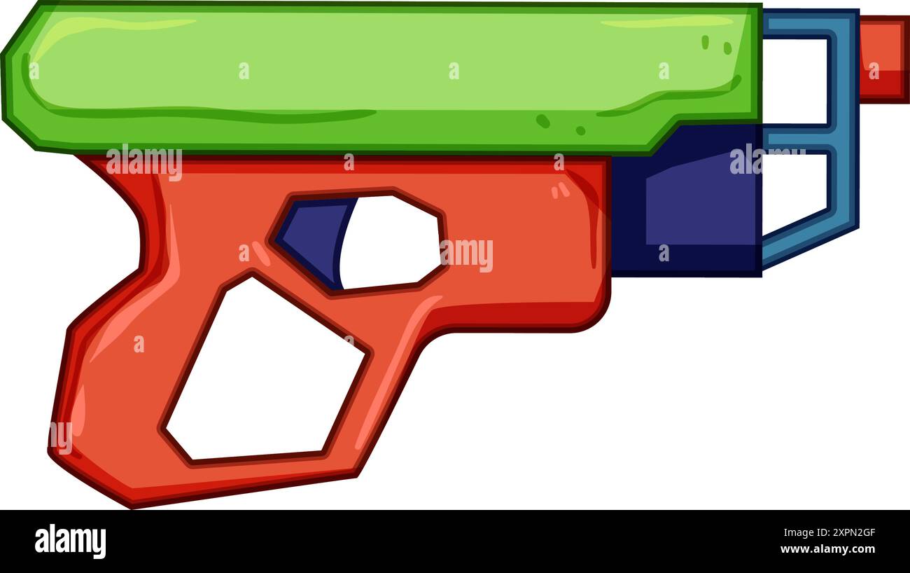 effect blaster gun cartoon vector illustration Stock Vector Image & Art ...