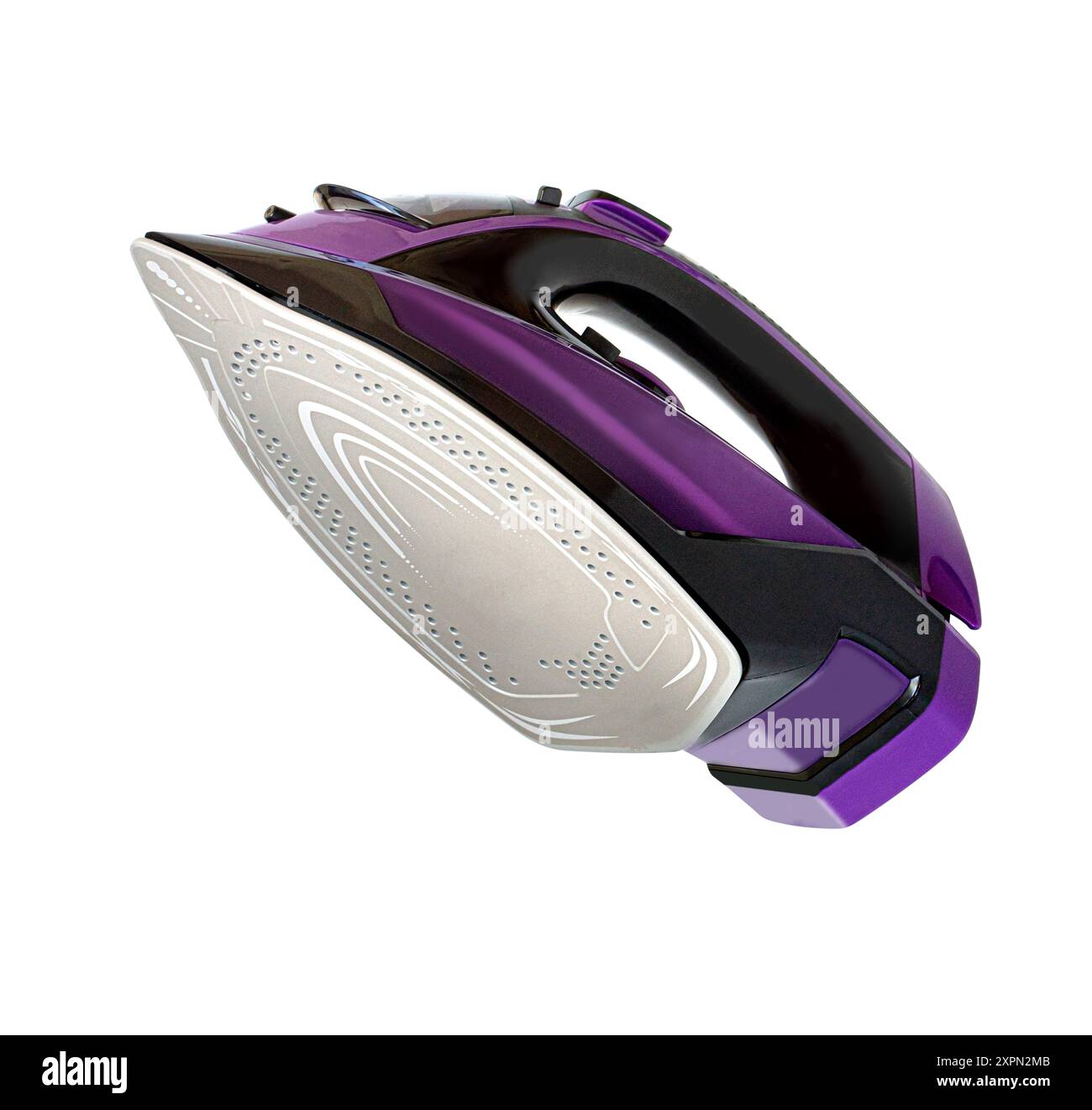 wireless ironing iron isolated on white background. with clipping path ...