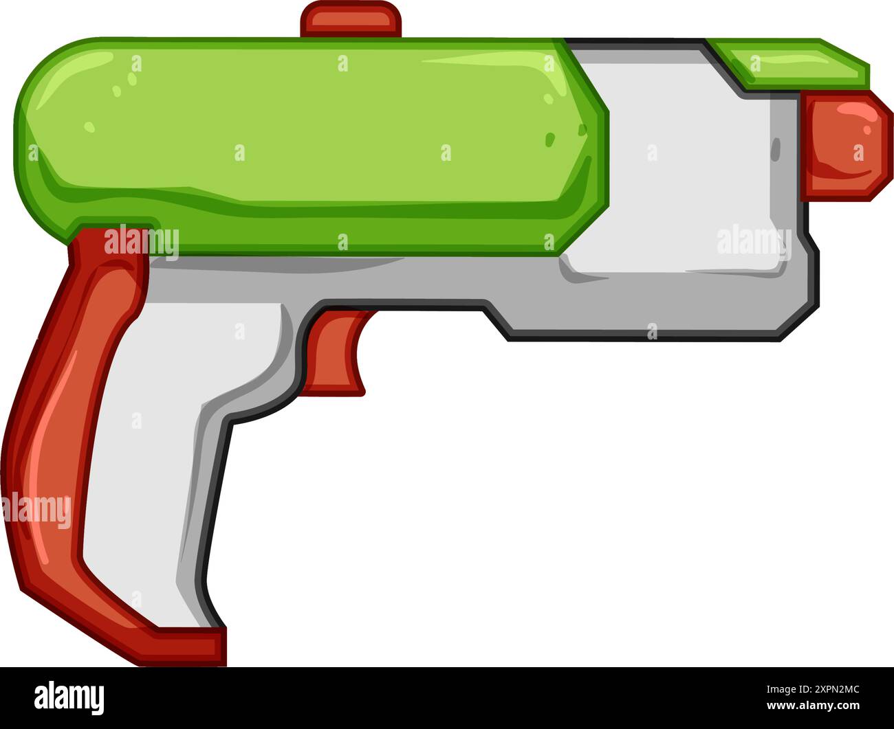 beam blaster gun cartoon vector illustration Stock Vector Image & Art ...