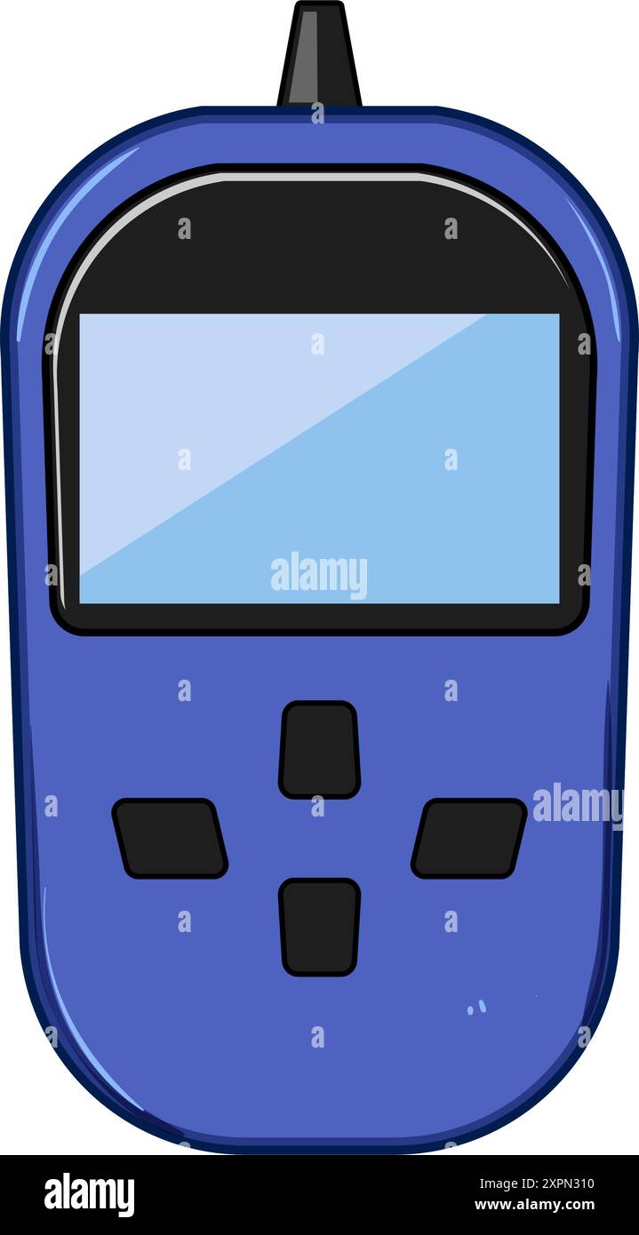 obd car diagnostic scanner cartoon vector illustration Stock Vector ...