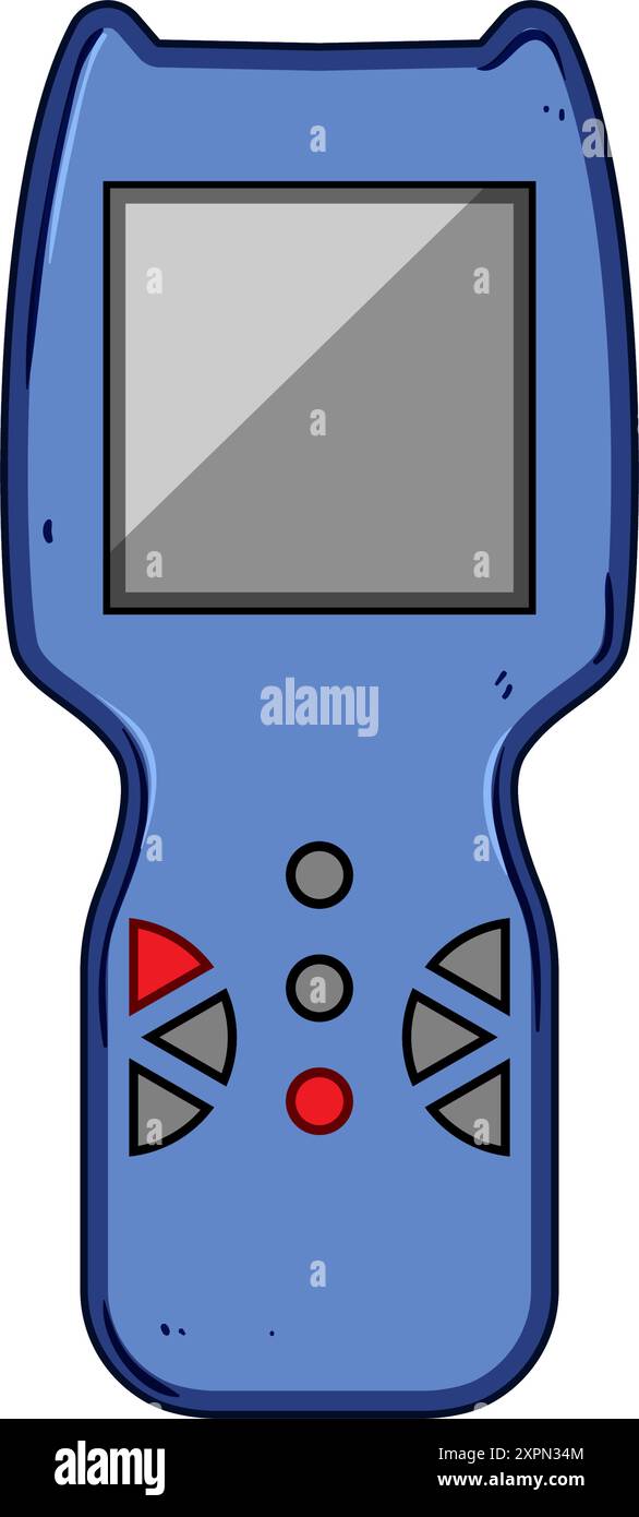 automotive car diagnostic scanner cartoon vector illustration Stock ...