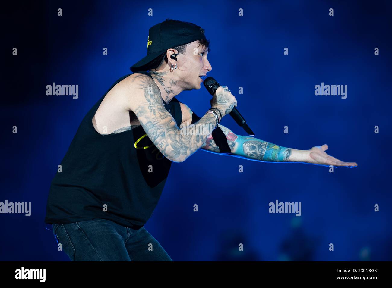 Niccolo Moriconi better known by his stage name Ultimo performs live ...