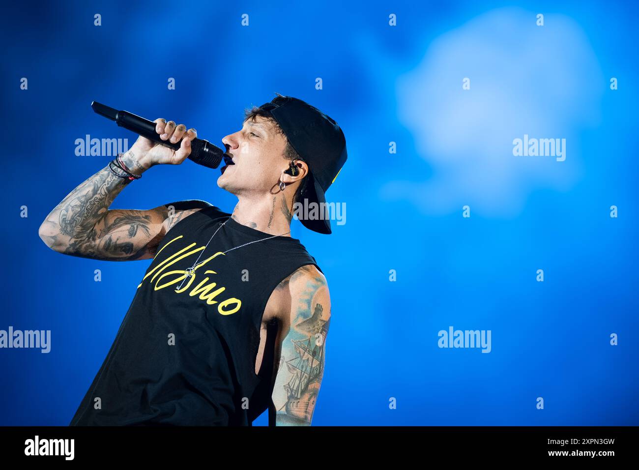 Niccolo Moriconi better known by his stage name Ultimo performs live ...