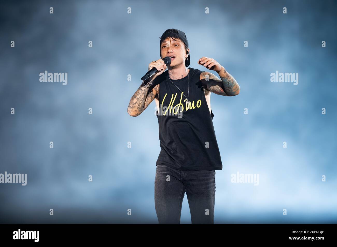 Niccolo Moriconi better known by his stage name Ultimo performs live ...