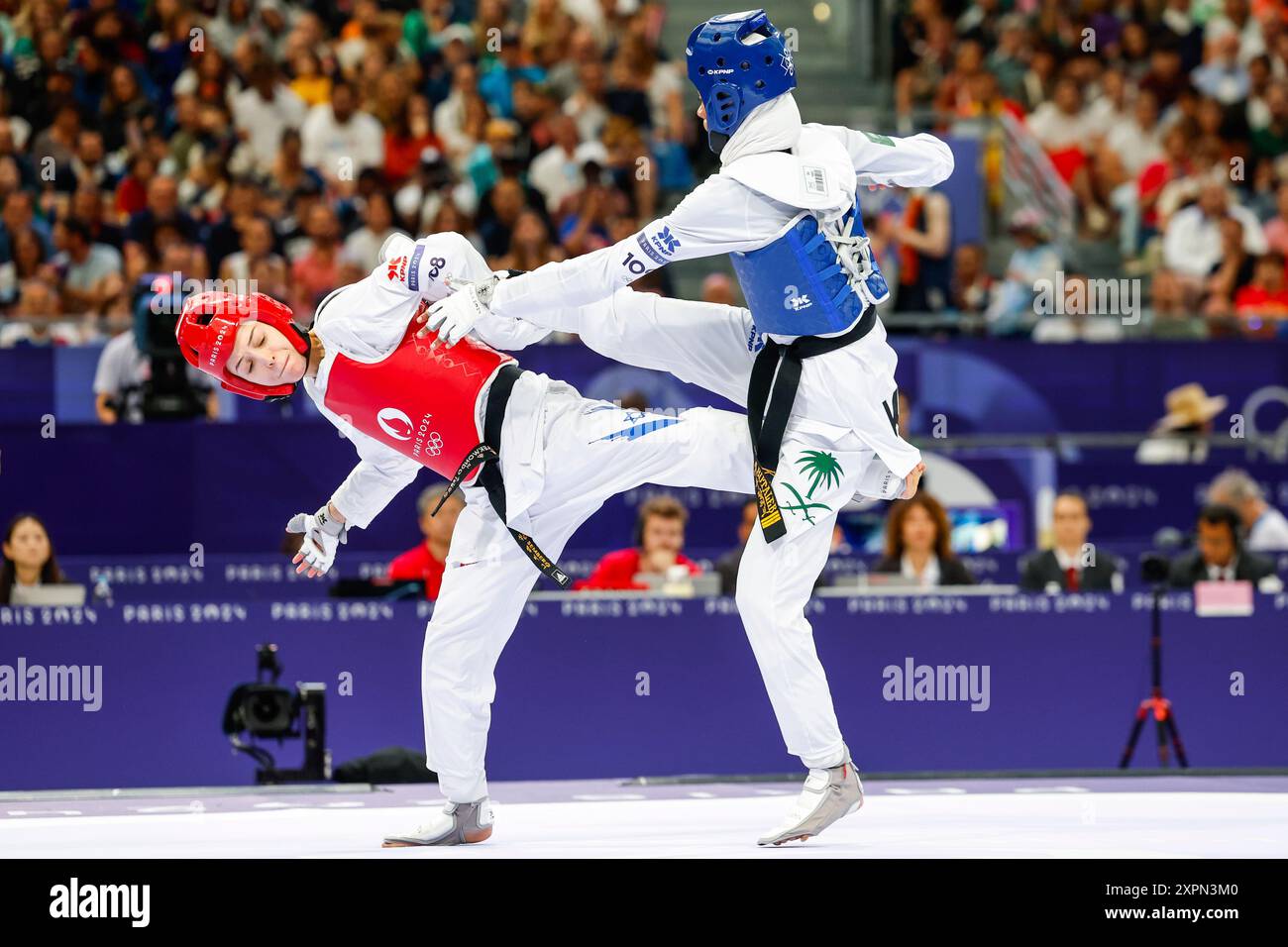 Abishag Semberg of Israel and Dunya Ali M Abutaleb of Saudi Arabia ...