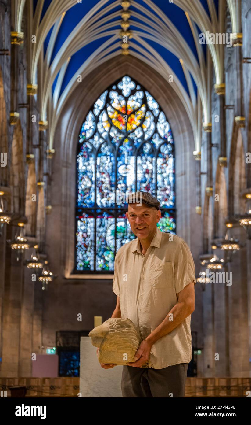 St Giles Cathedral, Edinburgh, Scotland, UK, 07 August 2024, Edinburgh ...