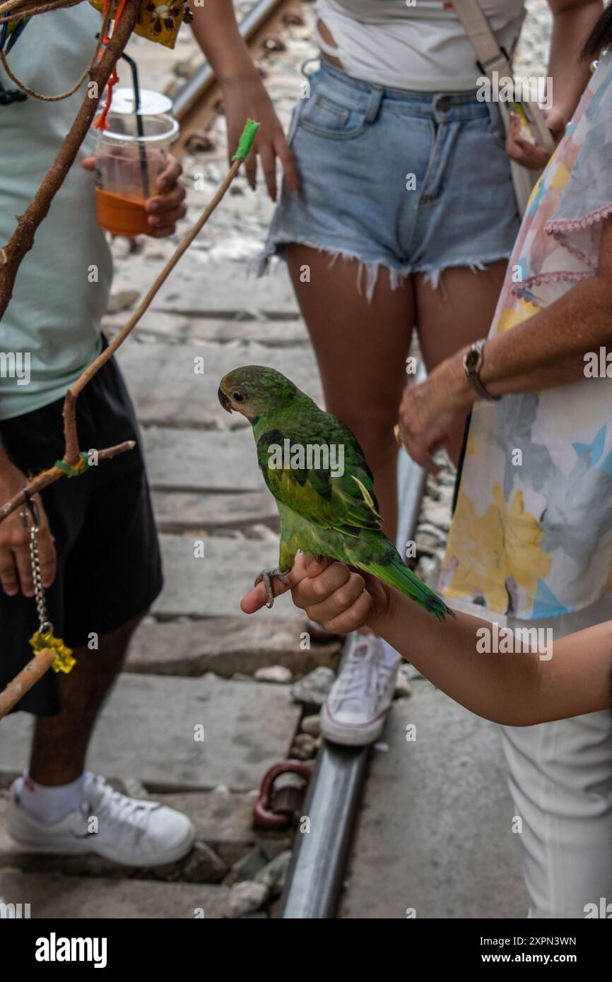 Talad Rom Hub, also known as the Maeklong Railway Market Stock Photo ...