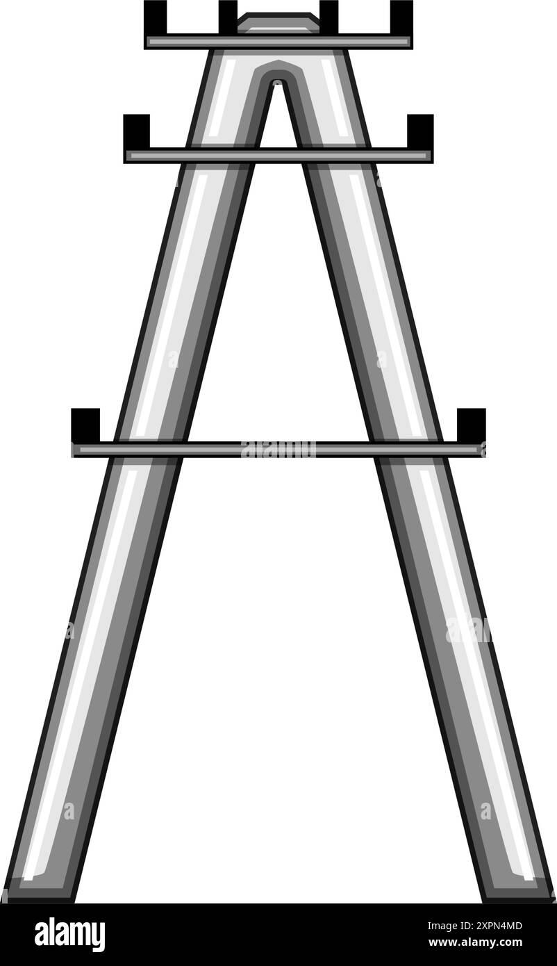 power electric pylon cartoon vector illustration Stock Vector Image ...