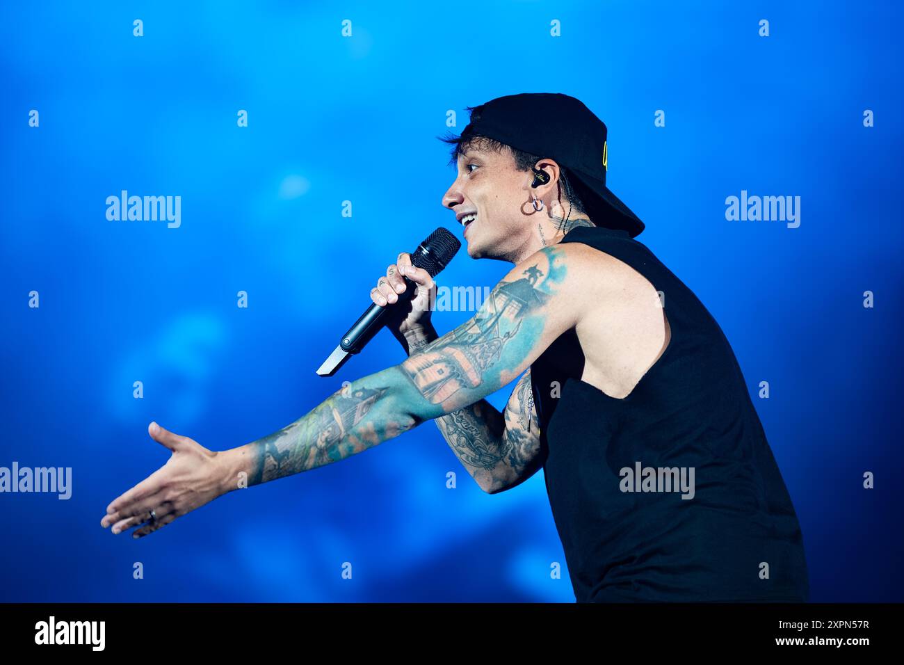 Niccolo Moriconi better known by his stage name Ultimo performs live ...