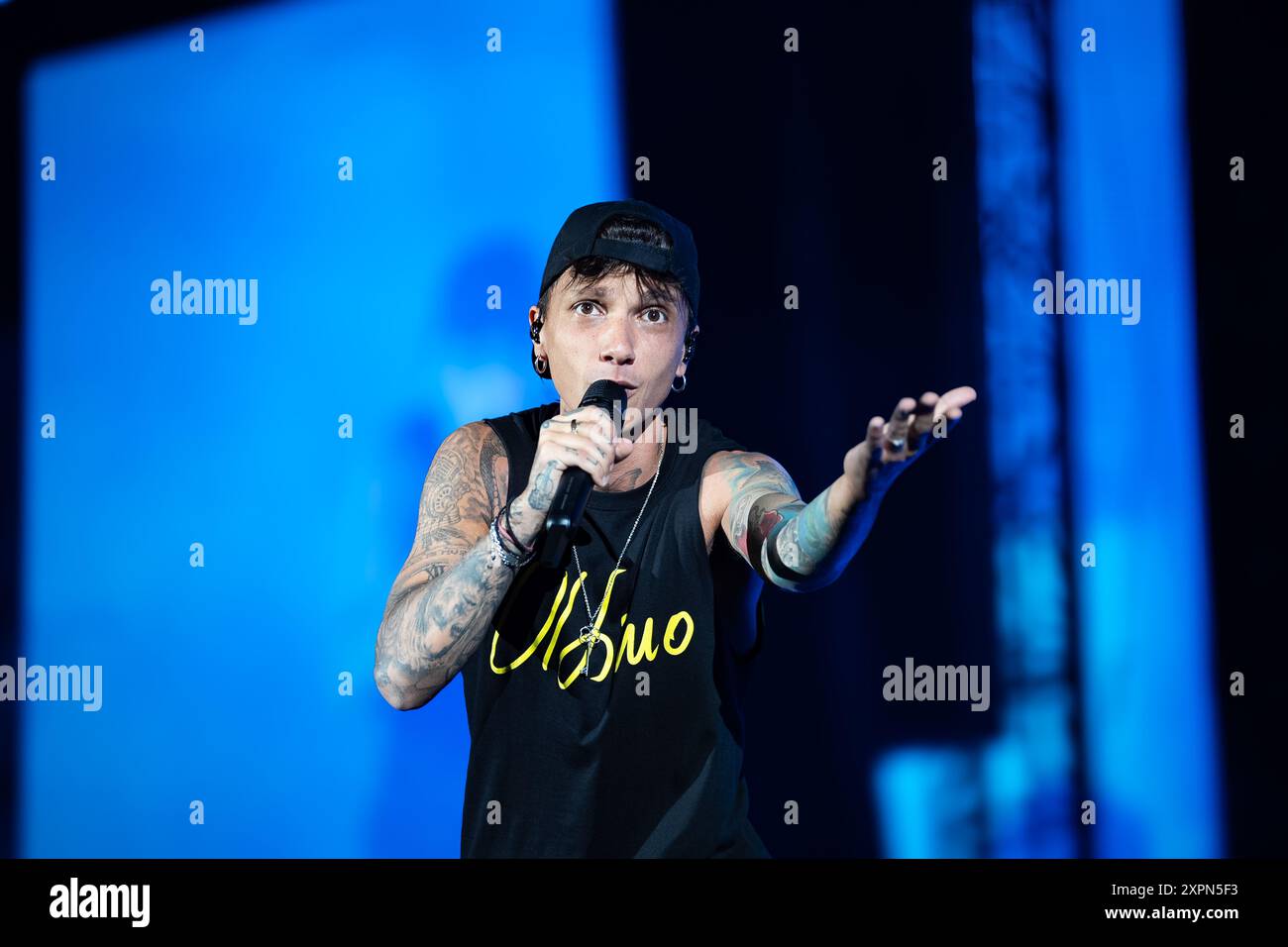 Niccolo Moriconi better known by his stage name Ultimo performs live ...