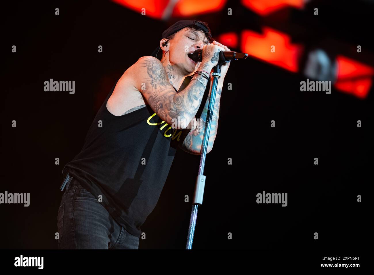 Niccolo Moriconi better known by his stage name Ultimo performs live ...