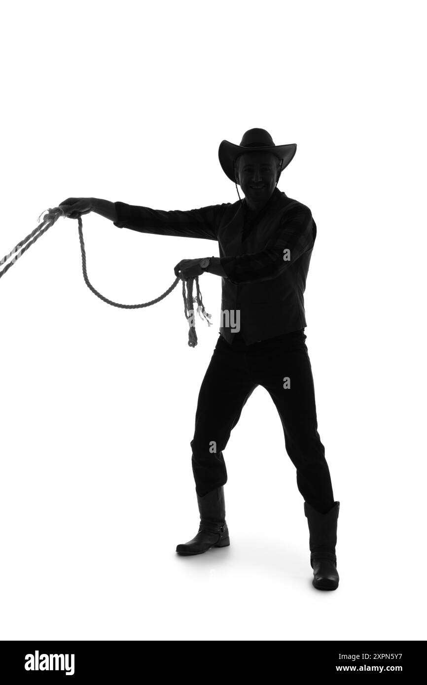 Dark cowboy Cut Out Stock Images & Pictures - Alamy