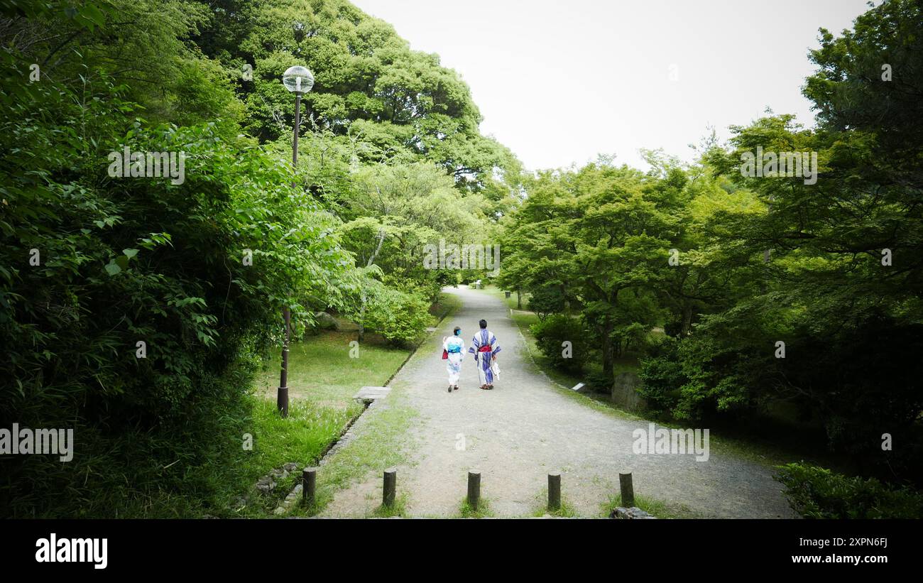 The Arashiyama Bamboo Grove: one of Kyoto's top sights (Japan Stock ...