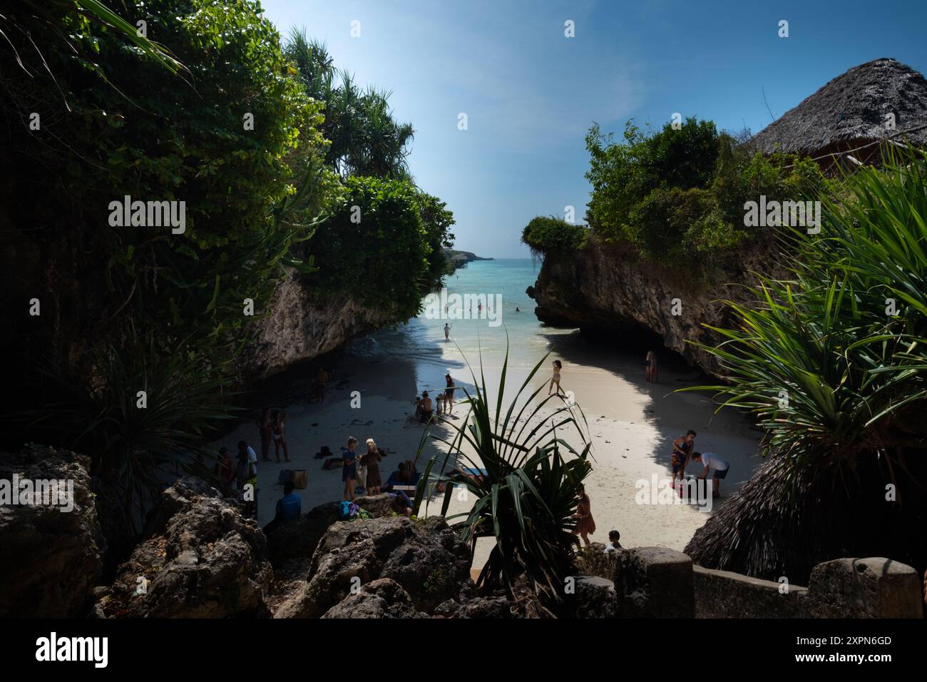 Landscape view of beaches on Zanzibar Island, Tanzania Stock Photo - Alamy