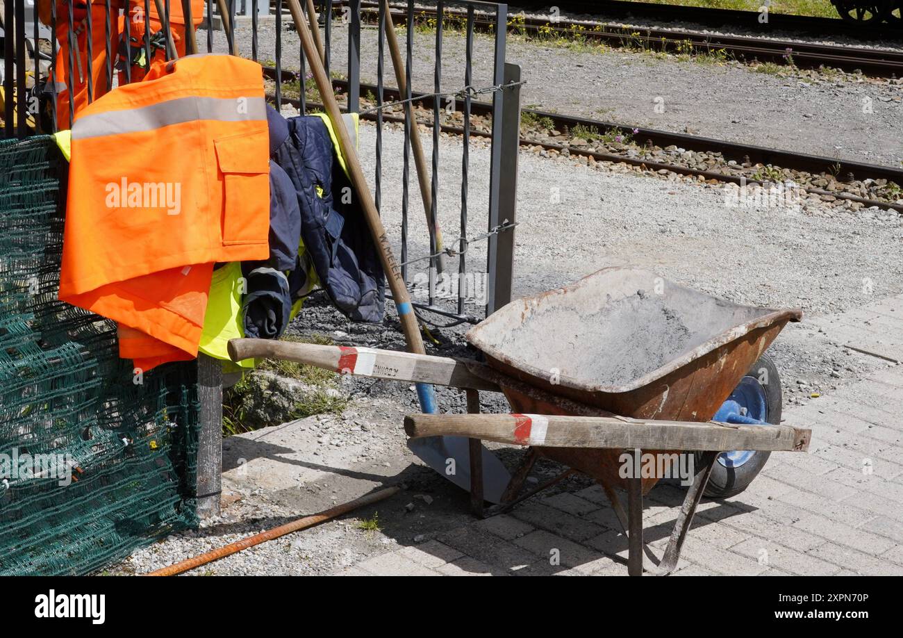 Anton Geisser 06.08.2024 Baugewerbe Bauwirtschaft.Schweiz. Bild ...
