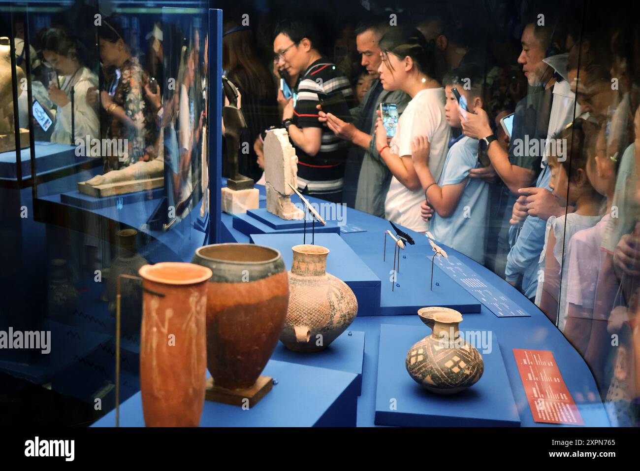 Shanghai, China. 7th, August, 2024. The "Top of the Pyramid: Ancient ...