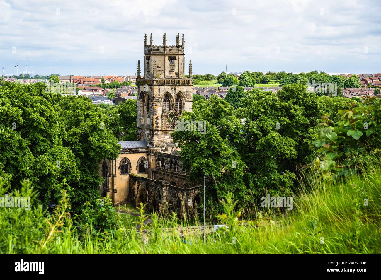 All Saints Church in Pontefract,West Yorkshire, England Stock Photo - Alamy