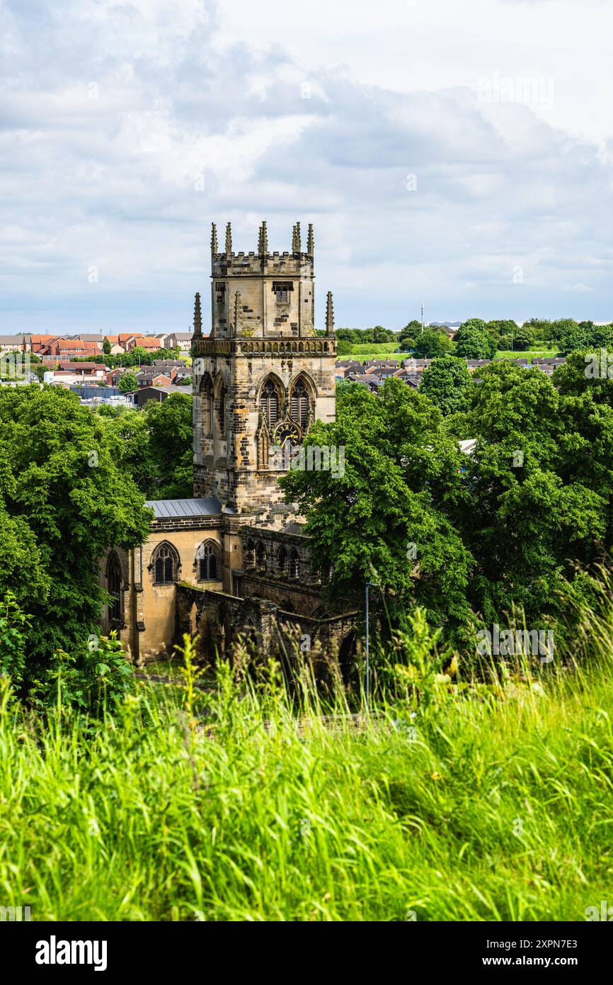 All Saints Church in Pontefract,West Yorkshire, England Stock Photo - Alamy