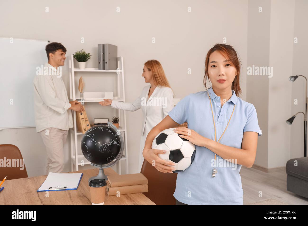 Female pe teacher hi-res stock photography and images - Alamy