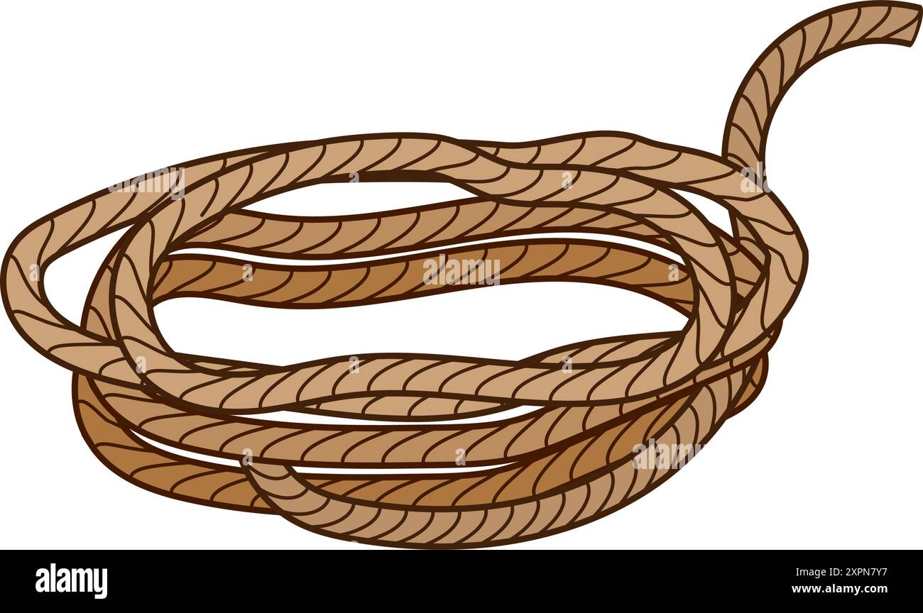 cowboy lasso cartoon vector illustration Stock Vector Image & Art - Alamy