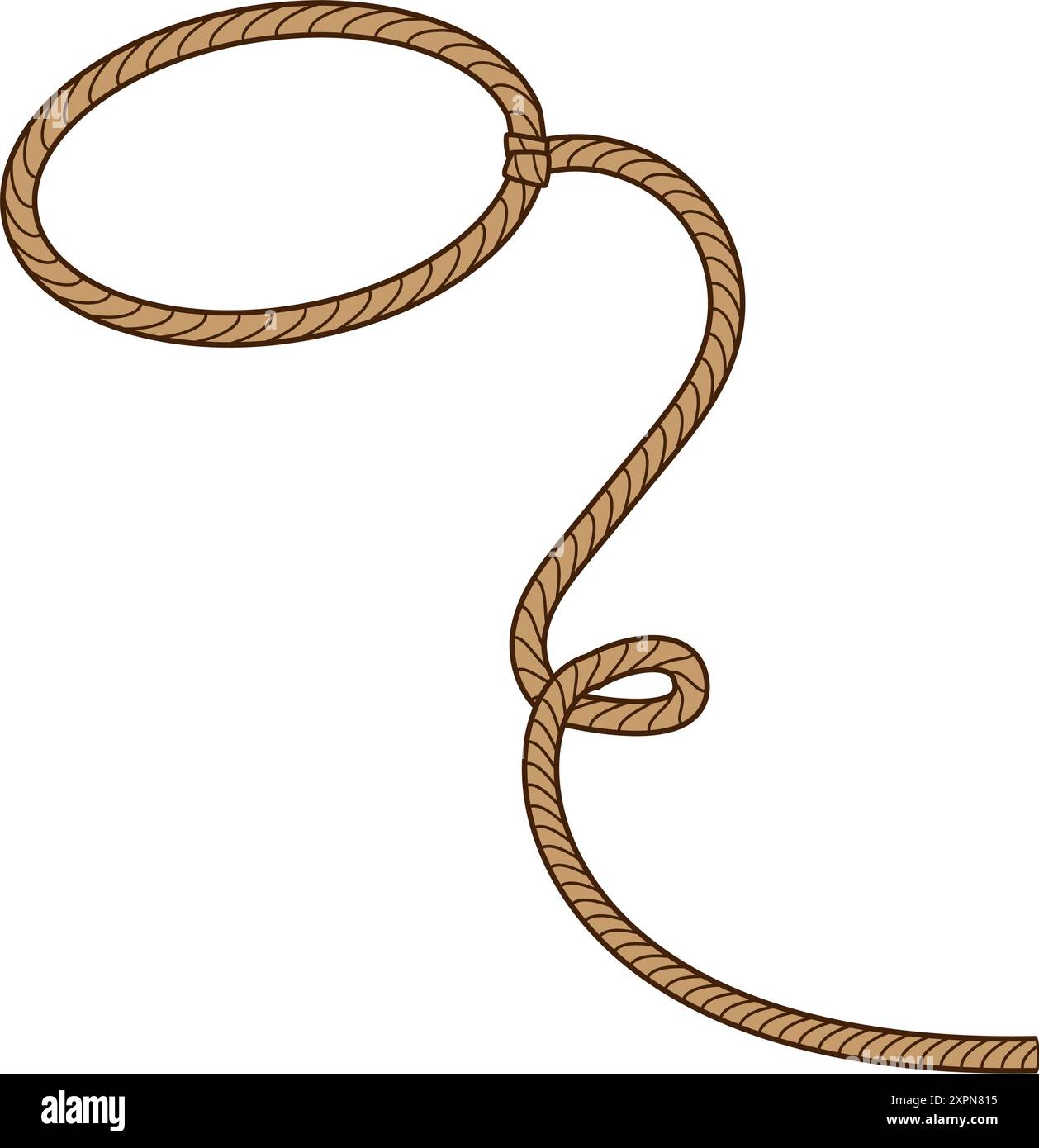 western lasso cartoon vector illustration Stock Vector Image & Art - Alamy