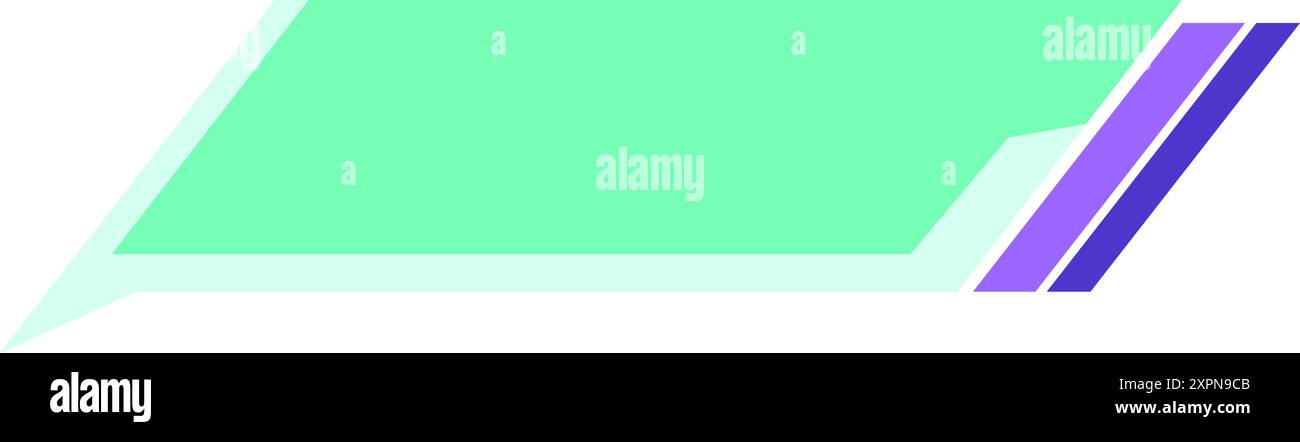 broadcast news lower third cartoon vector illustration Stock Vector ...