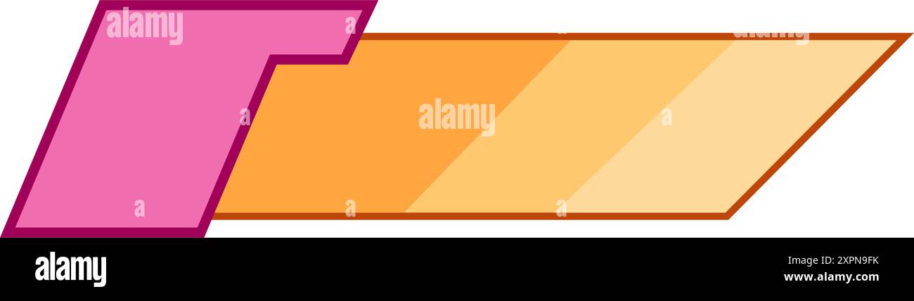 headline news lower third cartoon vector illustration Stock Vector ...